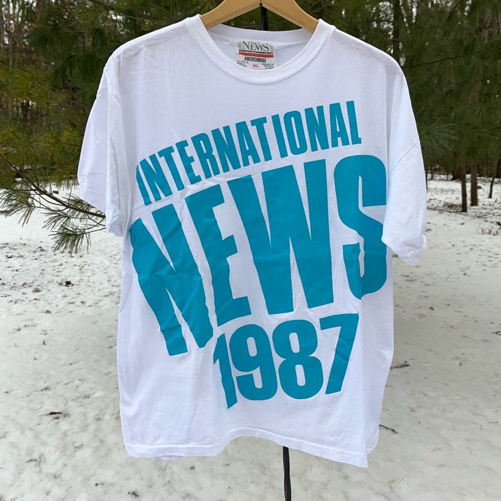 1987 International News Tee - Gem